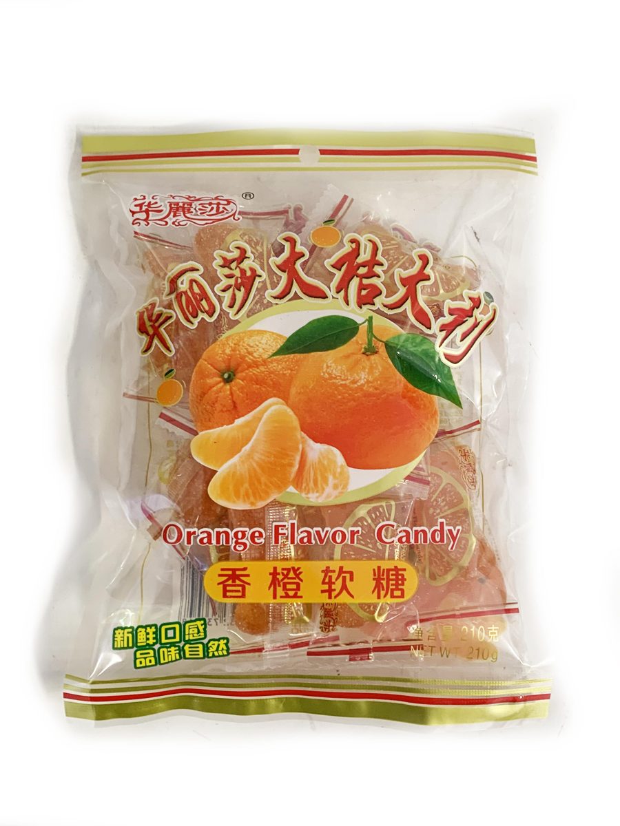 华丽莎大桔大利香橙软糖210G*40 HLS ORANGE SOFT CANDY – Lin Hing Company Ltd